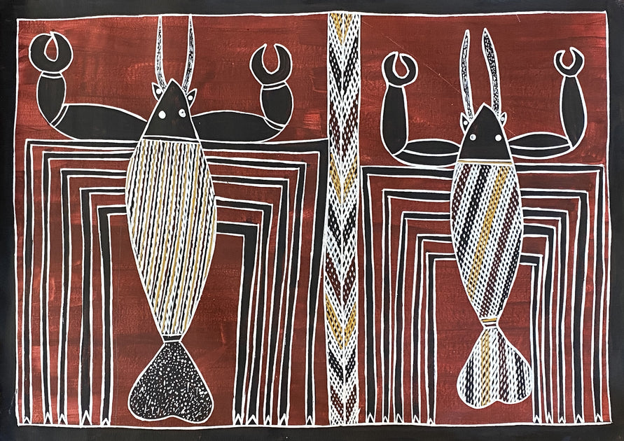 Crayfish by Lisa Mununggurr – Aboriginal Bush Traders