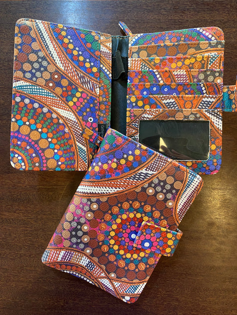 Compact Passport Wallet – Aboriginal Bush Traders