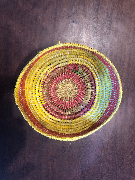 Pandanus Basket by Megan Wilfred – Aboriginal Bush Traders
