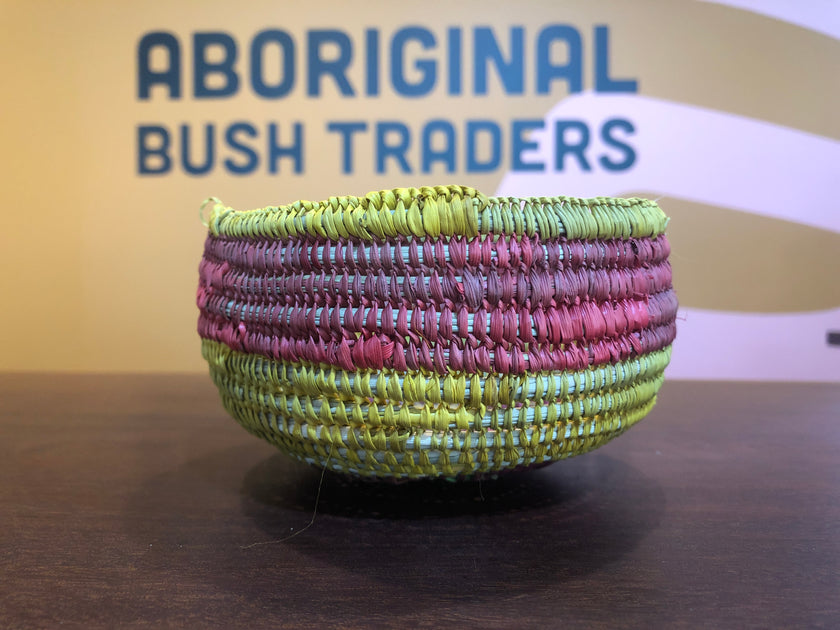 Pandanus Basket by Megan Wilfred – Aboriginal Bush Traders