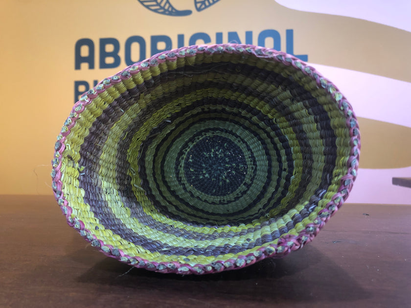 Pandanus Basket by Megan Wilfred #02 – Aboriginal Bush Traders