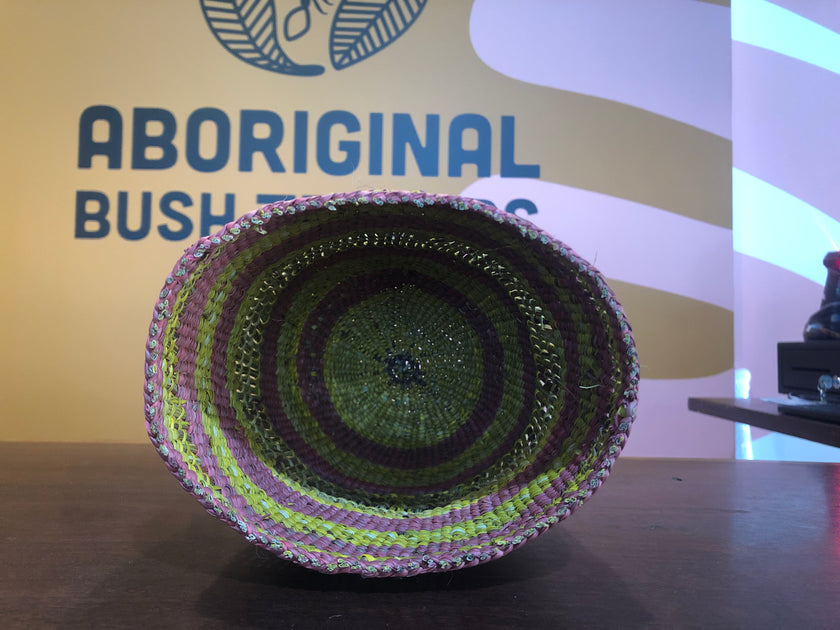 Pandanus Basket by Megan Wilfred #03 – Aboriginal Bush Traders