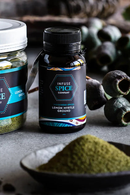 Lemon Myrtle Ground 30g Infuse Spice – Aboriginal Bush Traders