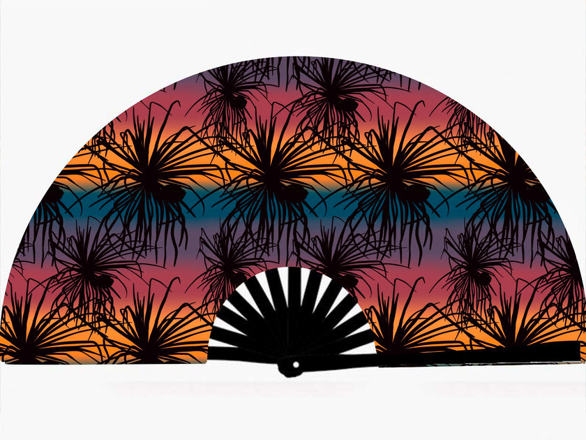 Pandanus Sunset Fan from Mimmim – Aboriginal Bush Traders