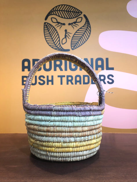 Large Pandanus Basket #2 by Belinda Gurriniya – Aboriginal Bush Traders