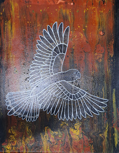 Black Cockatoo By Shaun Lee – Aboriginal Bush Traders