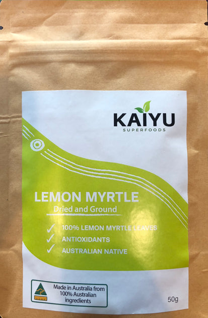 Kaiyu Superfoods - Lemon Myrtle Dried And Ground 50g – Aboriginal Bush ...