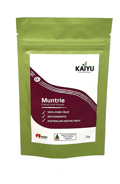 Kaiyu Superfoods Muntrie 30g Freeze Dried Powder – Aboriginal Bush Traders