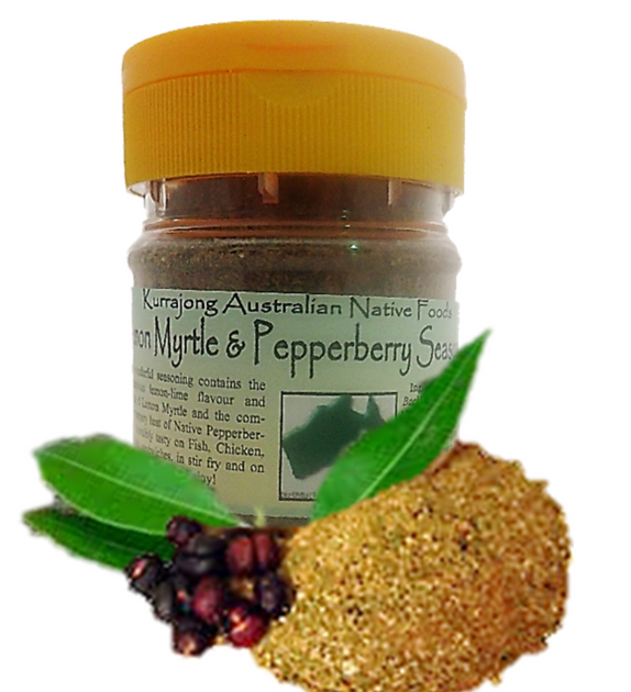 Lemon Myrtle Native Pepper Seasoning 140g – Aboriginal Bush Traders