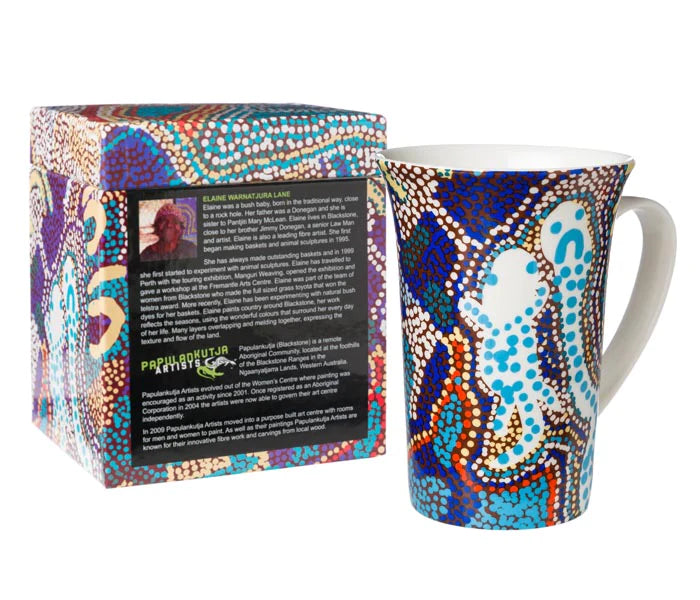 Elaine Lane V Shape Mug – Aboriginal Bush Traders