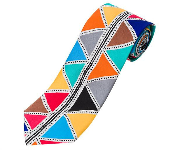 Silk Tie - Alperstein - Ben Gallagher – Aboriginal Bush Traders