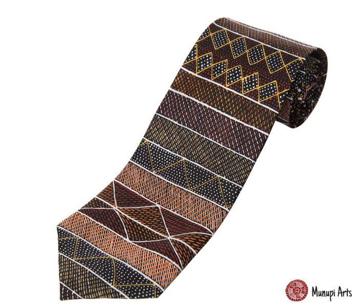 Alperstein Designs Silk Tie Featuring Art By Jacinta Lorenzo ...